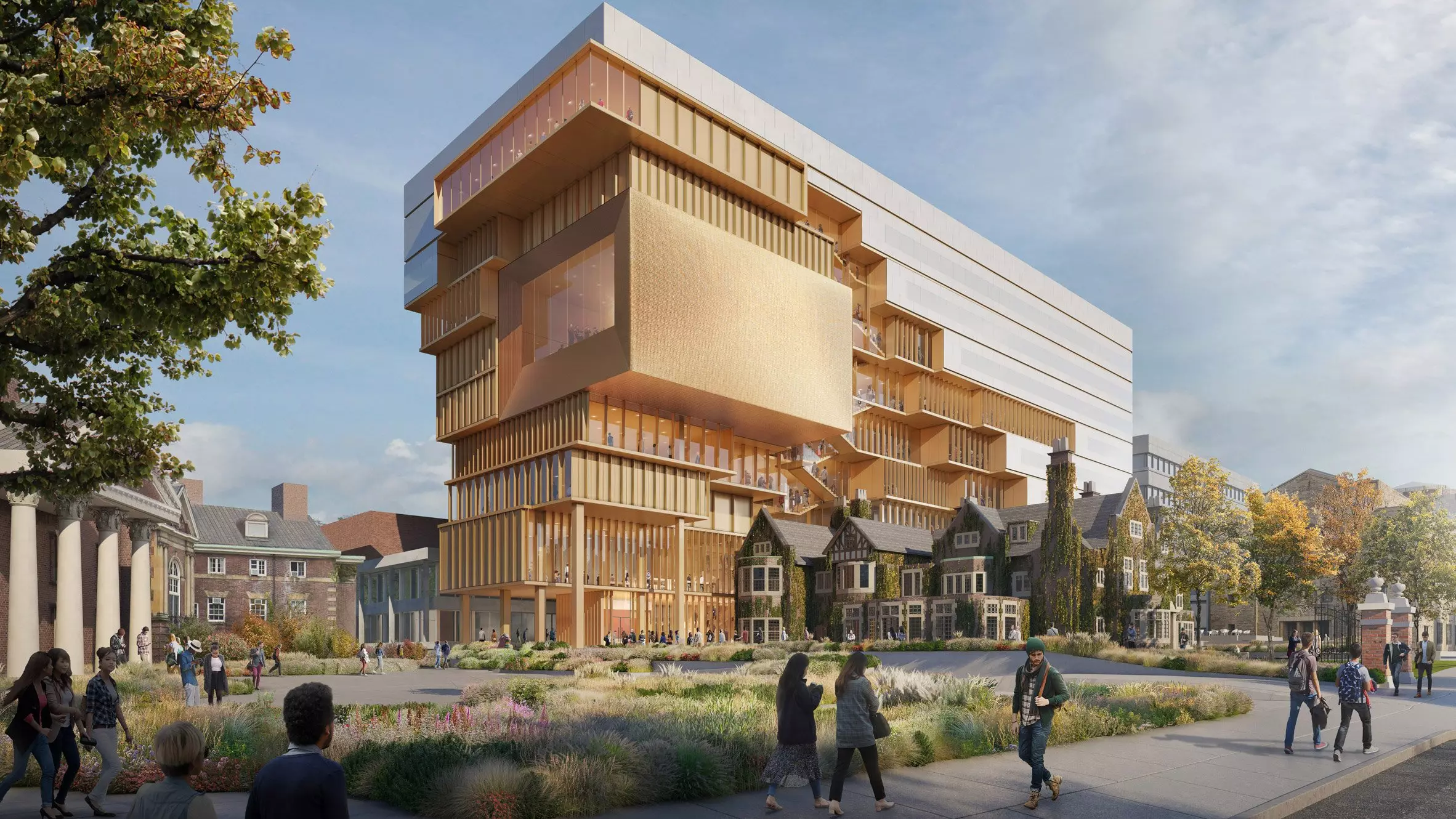 Diller Scofidio + Renfro devwale bilding "erode" pou University of Toronto