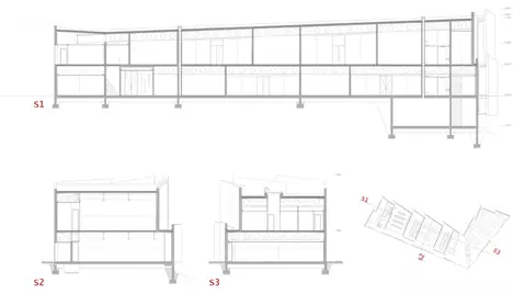 Факултаи тандурустӣ дар Сарагоса аз ҷониби Taller Basico de Arquitectura