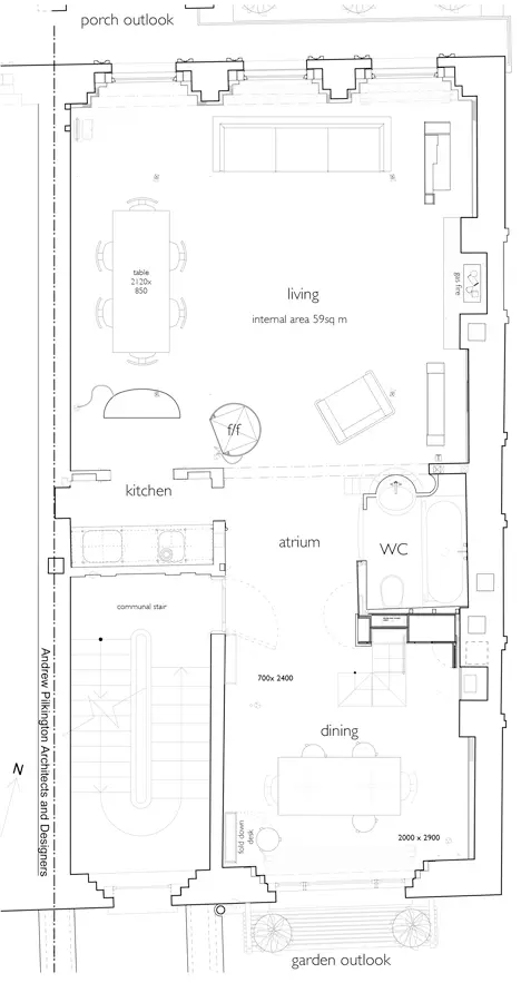 Apartament Elgin Crescent d'Andrew Pilkington