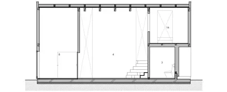 Ụlọ dị na Iizuka site n'ụdị rhythm