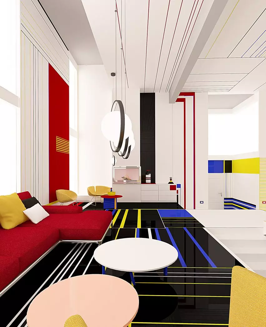 Apartamento Desayuno Con Mondrian by Brani & Desi