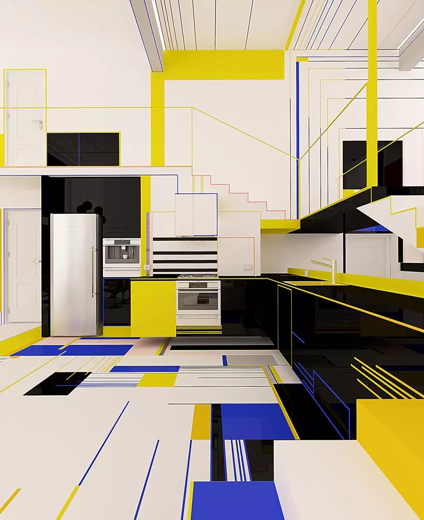 Breakfast With Mondrian apartment by Brani & Desi