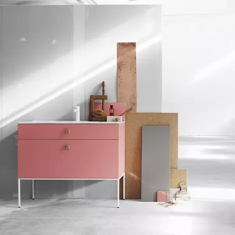 Los muebles de baño de Fredrik Wallner se pueden personalizar online