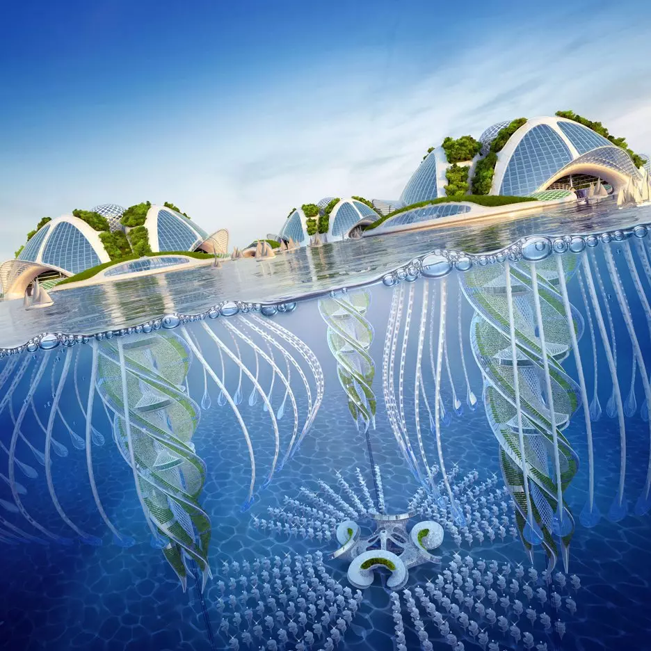 Aequorea Oceanscraper av Vincent Callebaut