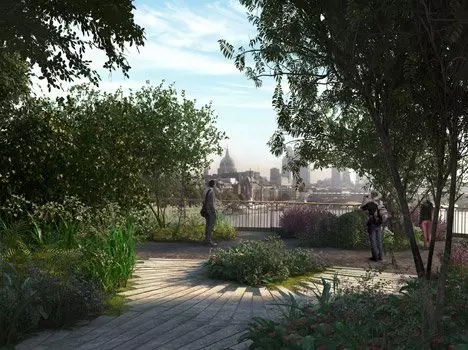 Garden Bridge ដោយ Thomas Heatherwick