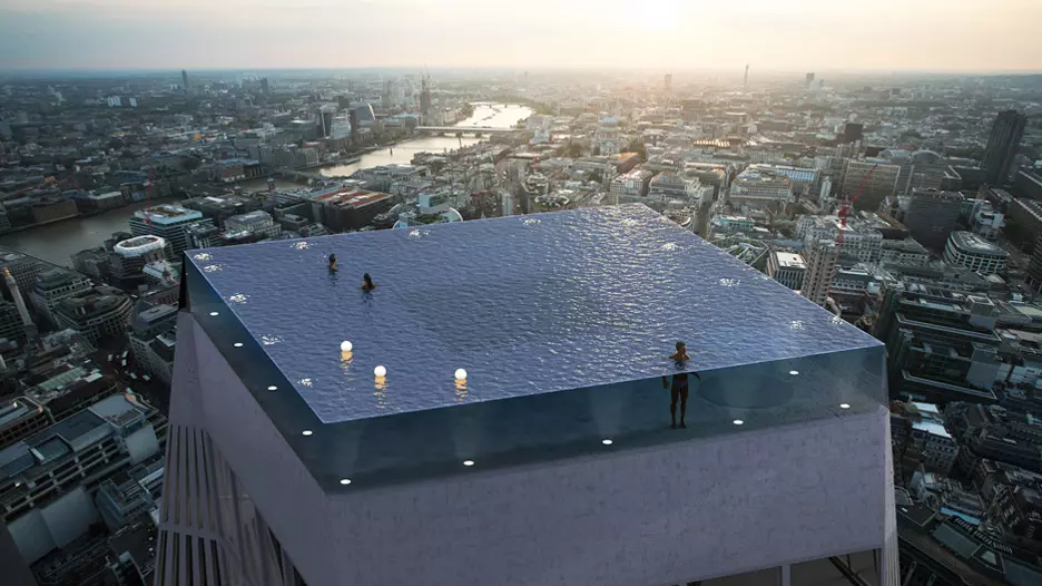 Η πρώτη πισίνα υπερχείλισης 360 μοιρών στον κόσμο που προτείνεται για τον ορίζοντα του Λονδίνου