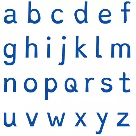 Dysleksi-skrifttype av Christian Boer