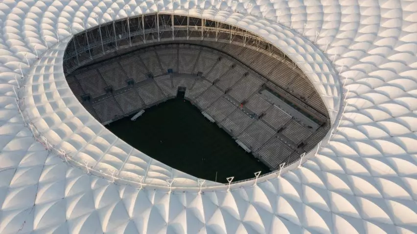 Acoperișul stadionului Lusail la Cupa Mondială FIFA 2022
