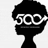 افرو لوگو والی پہلی 500 سیاہ فام عورت