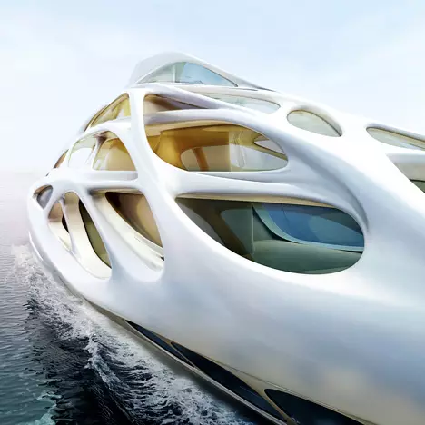 扎哈·哈迪德為 Blohm+Voss 設計的超級遊艇