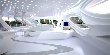 Jazz Unique Circle Superyacht de Zaha Hadid per a Blohm i Voss