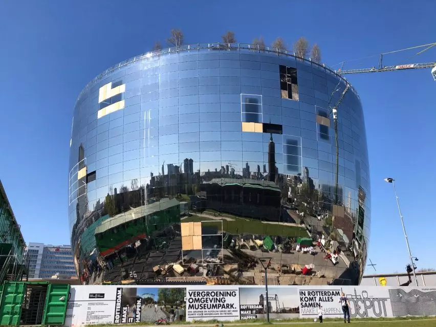 Depo Boijmans Van Beuningen od MVRDV je takmer hotové