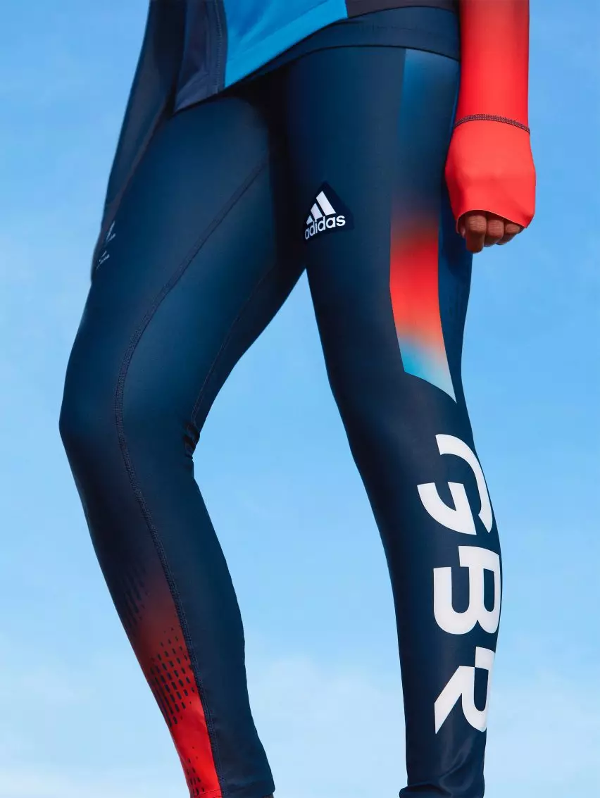 Quần legging của Adidas dành cho các vận động viên GB của Đội Olympic mùa đông Bắc Kinh