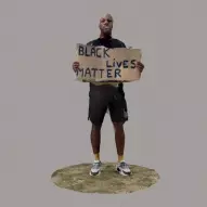 Pindai 3D para demonstran Black Live Matter