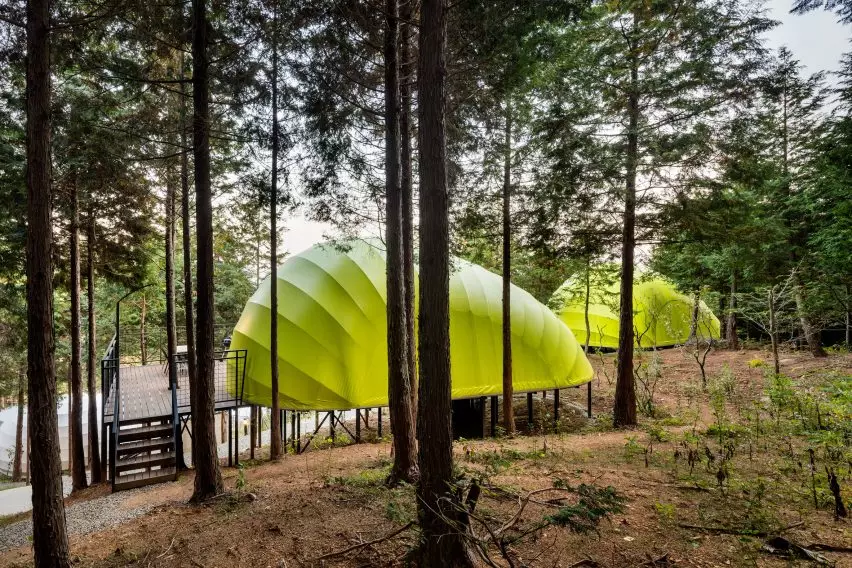 Südkoreanesche Glamping Resort bitt Vakanzen en Touch vu 