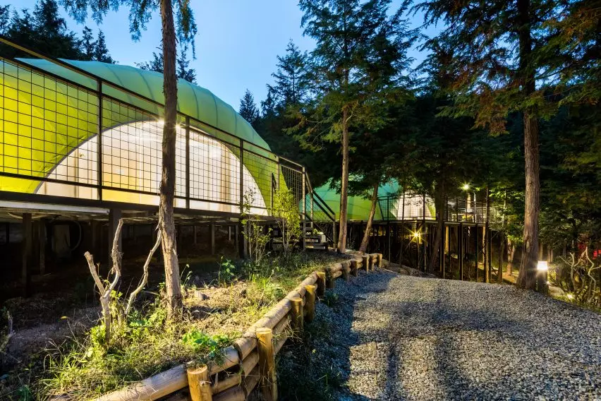 Južnokorejski glamping resort ponuja dopustnikom pridih 