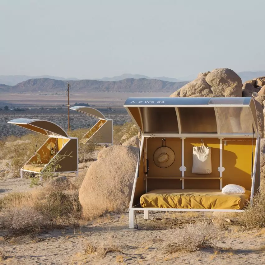 Wagon Station Encampment minn Andrea Zittel, California