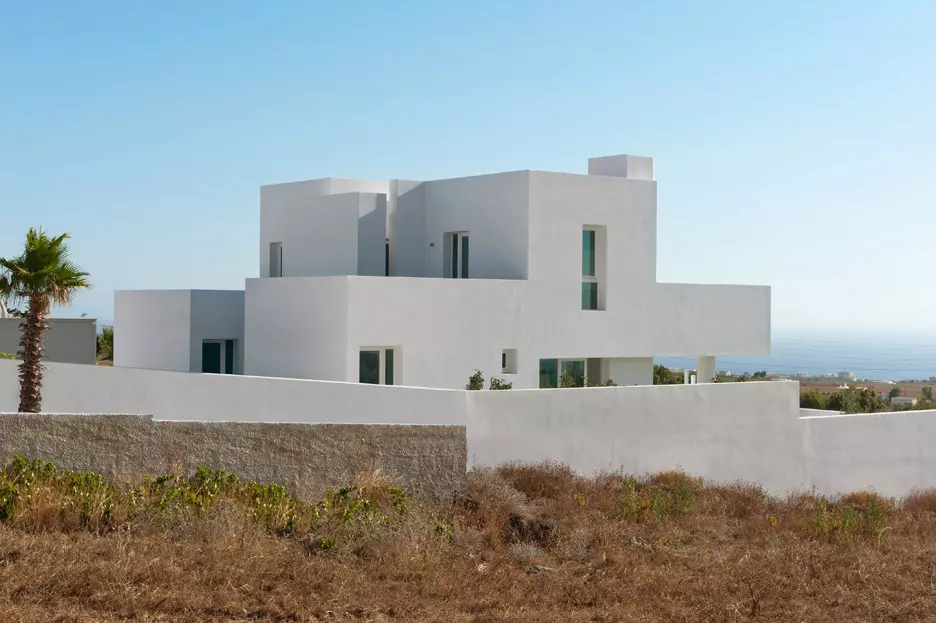 Sommerhus på Santorini av Kapsimalis Architects