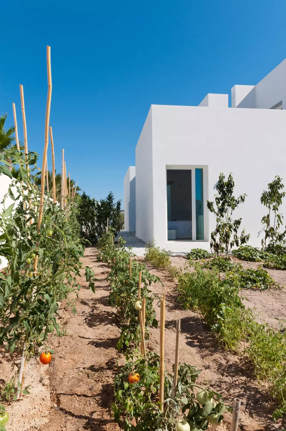 Summer House i Santorini saunia e Kapsimalis Architects