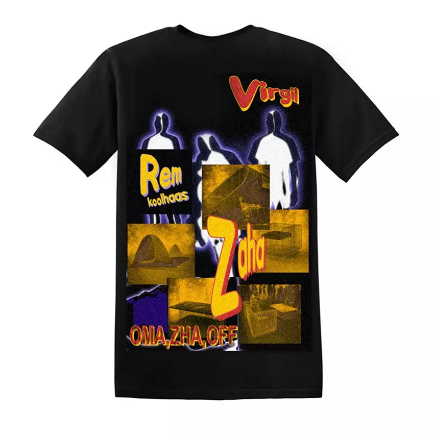 Virgil Abloh, Zaha Hadid en Rem Koolhaas hawwe in retro-styl T-shirt 13024_2