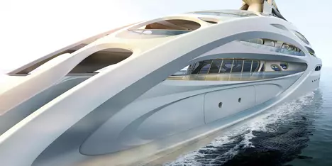 Superyachts מאת זאהה חדיד עבור Blohm+Voss