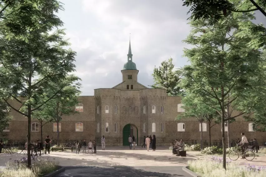 Renovarea închisorii la Vridsløse masterplan de către Cobe