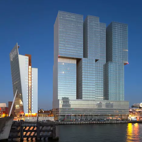 De Rotterdam tower by OMA