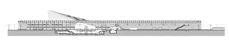 Phahamiso e 'ngoe ea ntlafatso ea seteishene sa Rotterdam Centraal ke Benthem Crouwel Architects, MVSA Architects le West 8.