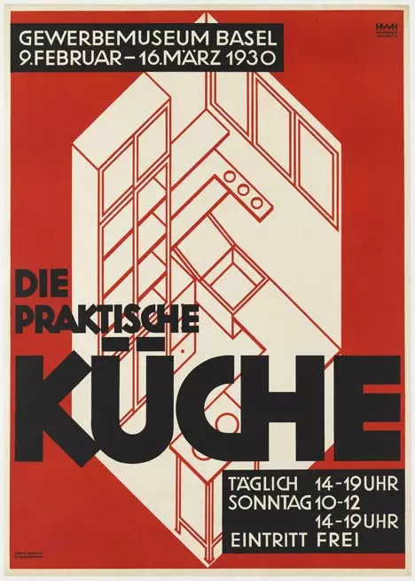 Dizajnimi i grave moderne 1890–1990 në MoMA Die Praktische Küche (Kuzhina praktike) nga Helene Haasbauer-Wallrath, 1930_Designing Modern Women at MoMA_dezeen_15