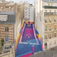 Rəngarəng Paris basketbol meydançası, Paris, Pigalle Duperré