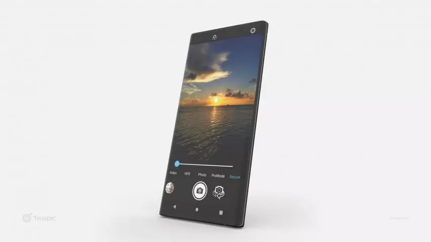 Um telefone mostrando um design vencedor dos prêmios INDEX 2021