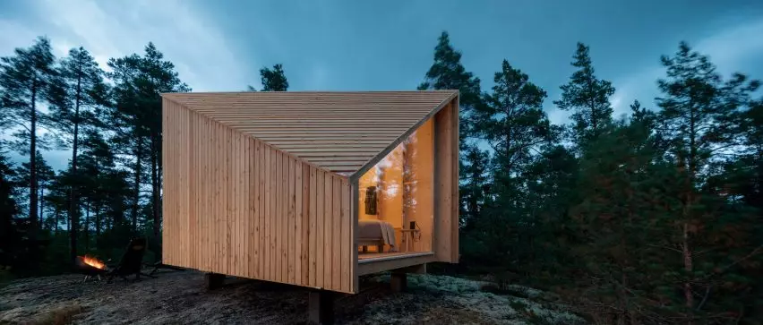 Ngaphandle kwe-modular Space of Mind cabin prototype ngu-Studio Puisto