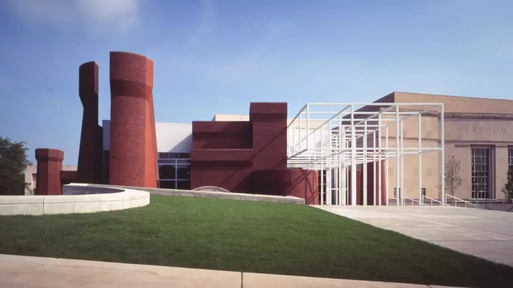 Wexner Center for the Arts on "rakennus, joka odottaa olevansa rakennus"