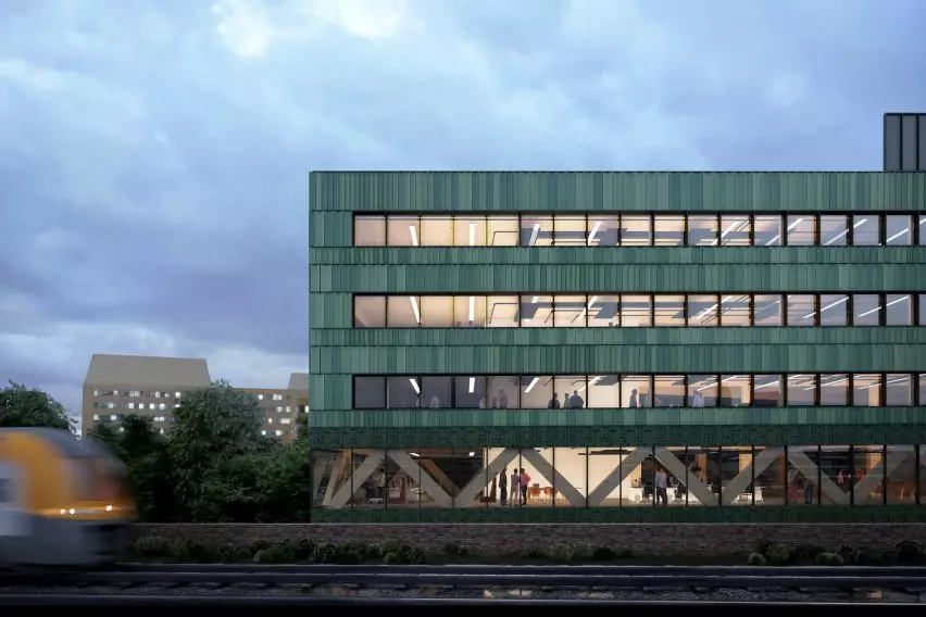 I-carbon-negative office building iPharadesi nguFeilden Clegg Bradley
