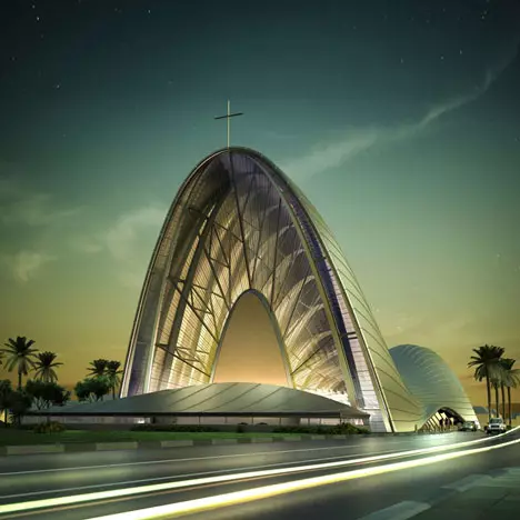 الكنيسة الكاثوليكية للتجلي بواسطة DOS Architects