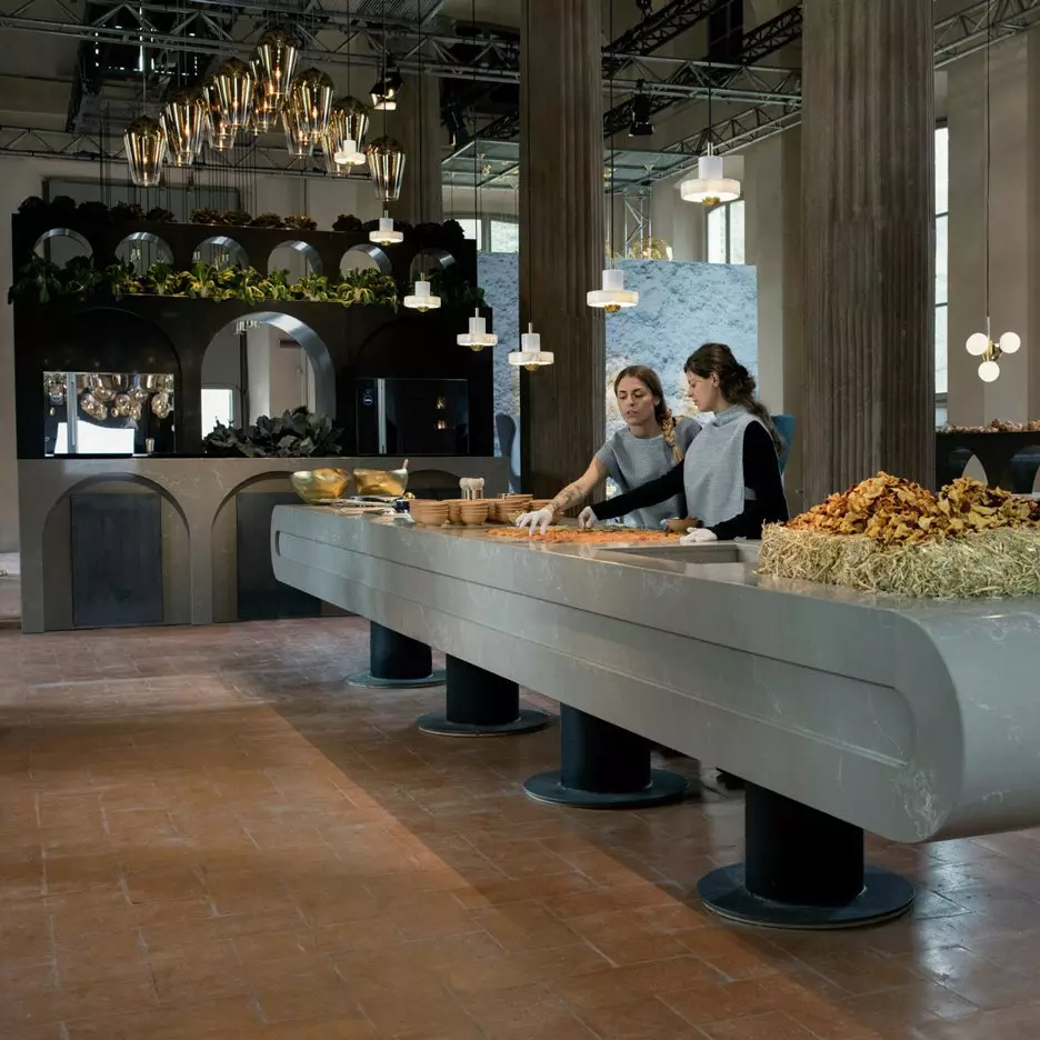 Цезарстоун менен Том Диксондун рестораны Миландагы дизайн жумалыгы 2016