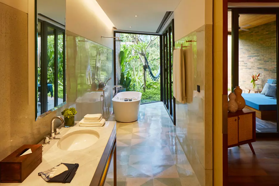 Boutique hotel Katamama di Andra Matin a Bali Indonesia interni e architettura