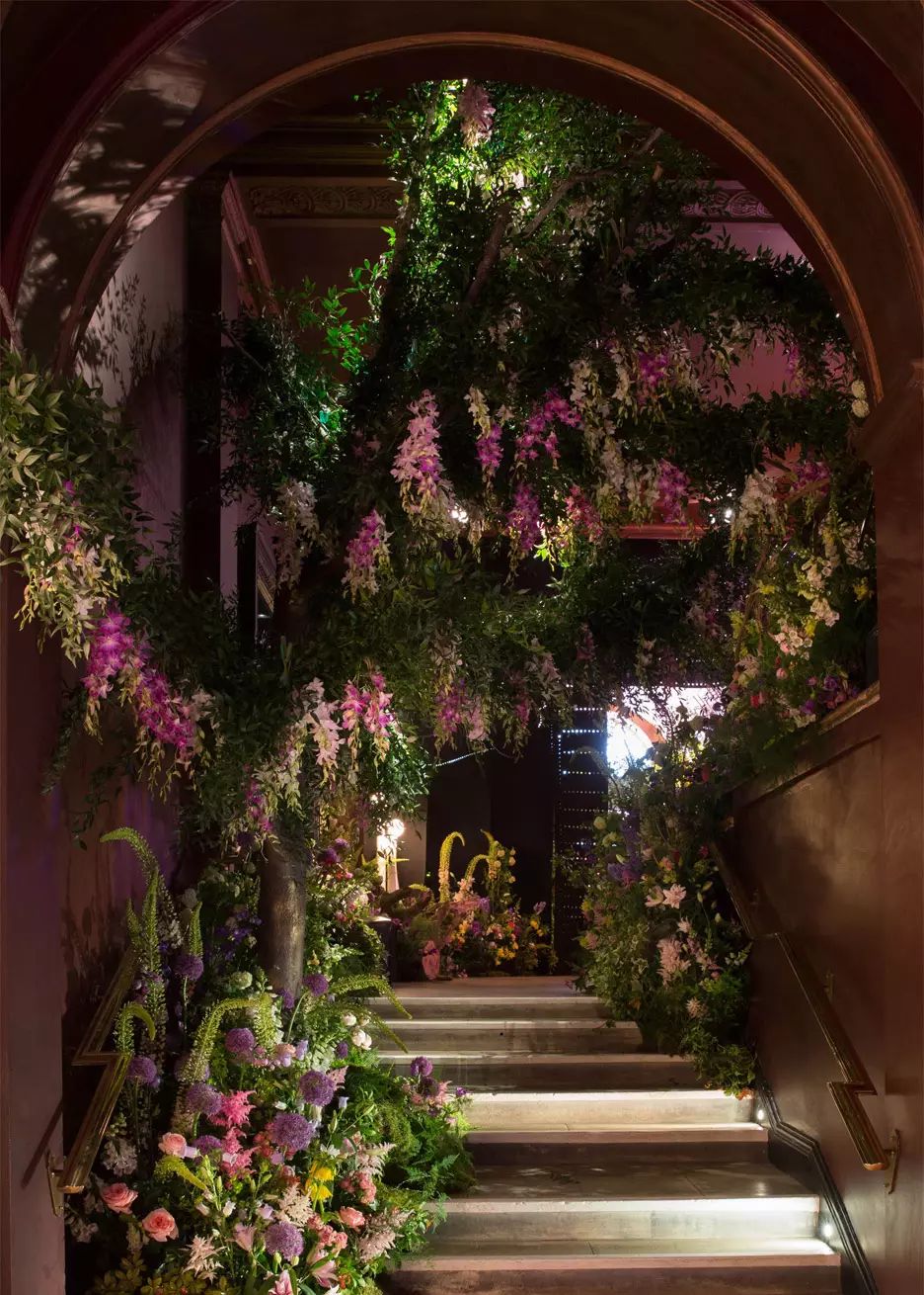 Mayfair flower show Sketch lounge interior in London, UK