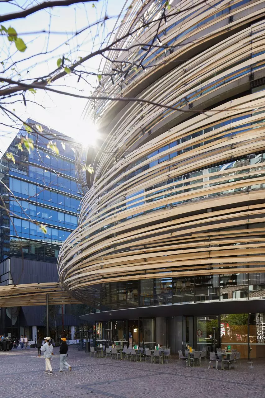 The Exchange in Sydney dening Kengo Kuma