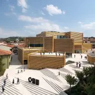 Muzeu Modern Odunpazari në Eskisehir, Turqi, nga Kengo Kuma