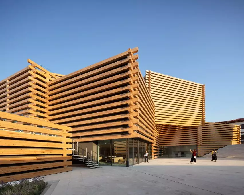 Odunpazari moderne museum i Eskisehir, Tyrkia, av Kengo Kuma