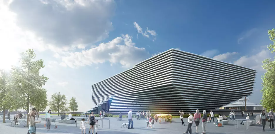 Ang proyekto sa V&A Dundee ni Kengo Kuma