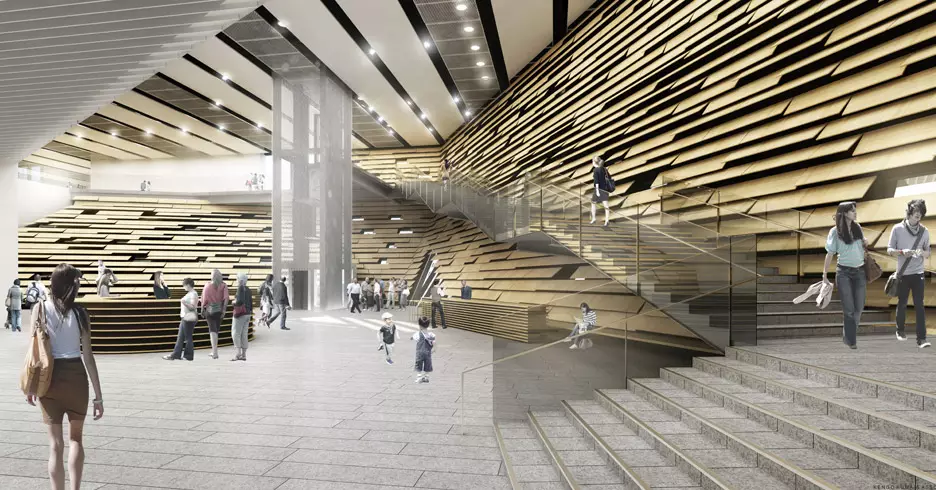 Proyecto V&A Dundee de Kengo Kuma