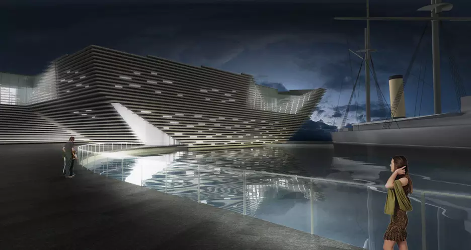 Ang proyekto ng V&A Dundee ni Kengo Kuma