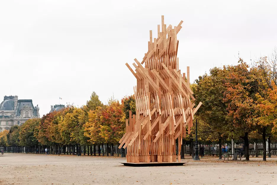 Yure de Kengo Kuma per a la Galerie Philippe Gravier