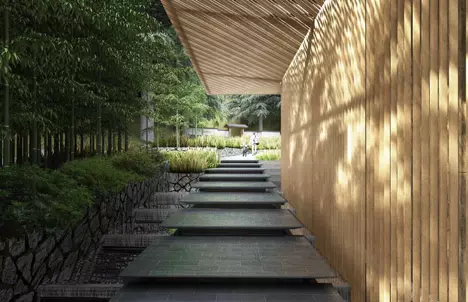 Kengo Kuma va THA Architecture tomonidan Portlend Yapon bog'i