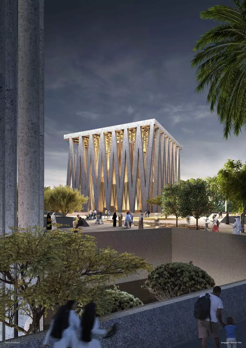 Saadiyat orolidagi Ibrohimlar oilasi uyi, Abu-Dabi, BAA, David Adjaye