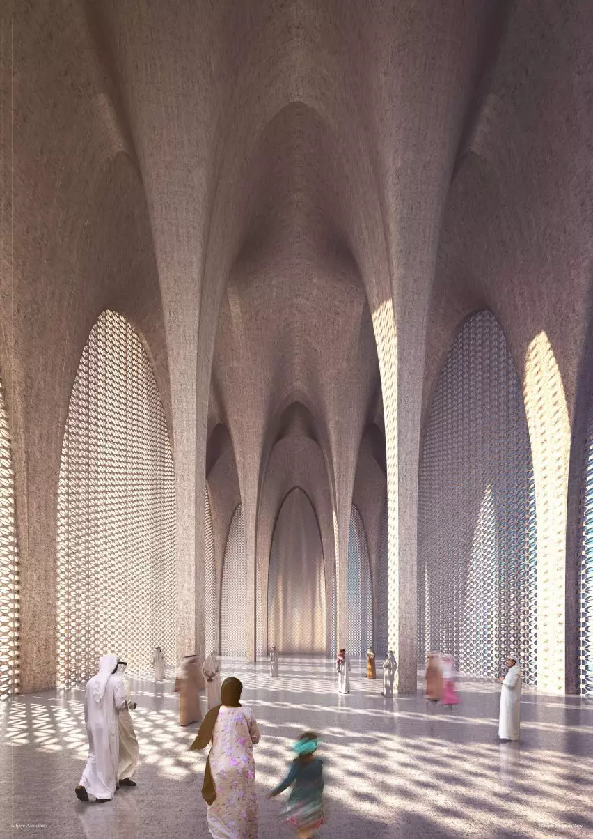 Id-Dar tal-Familja Abrahamic fuq il-Gżira Saadiyat, Abu Dhabi, UAE minn David Adjaye