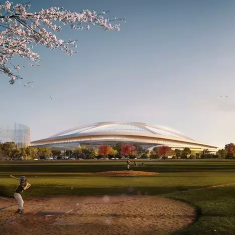 Tokyo National Stadium najnovije slike Zaha Hadid Architects Japan