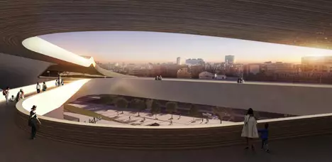 Zaha Hadid baca ručnik preko Olimpijskog stadiona u Tokiju 17620_6